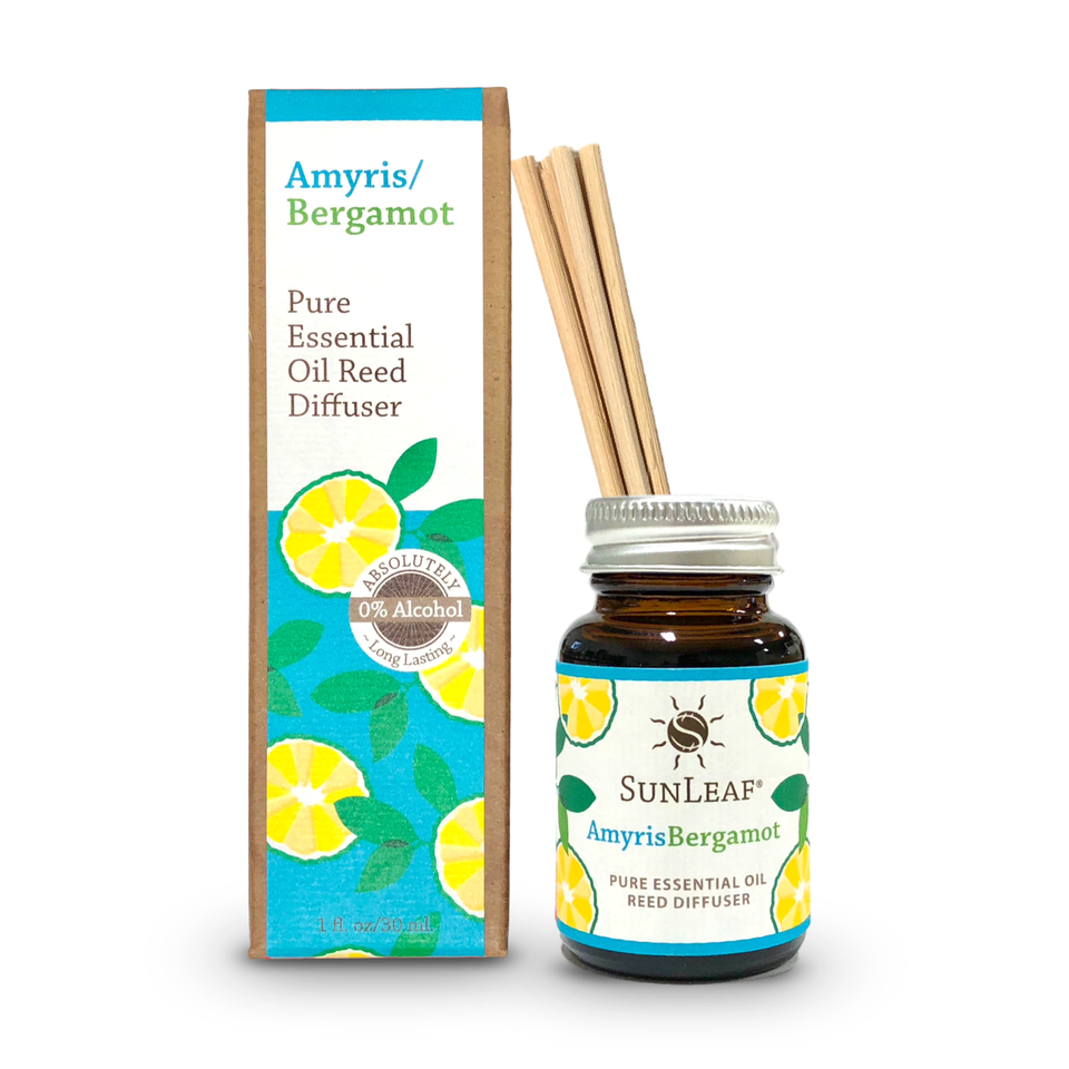 SunLeaf Naturals - 1 oz Reed Diffuser - Amyris Bergamot – Koertens